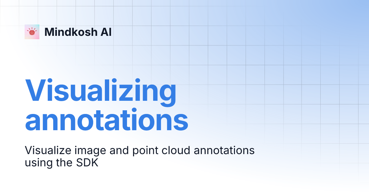 Visualizing annotations | Mindkosh AI